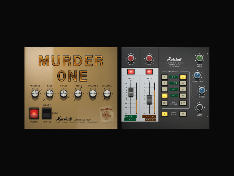 Marshall Murder One Lemmy Signature - USAGI POST Plugins