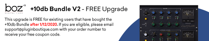 +10db Bundle V2 Upgrade from V1 | Plugin Boutique