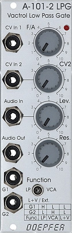 Modular Add-On: Doepfer A-101-2 Vactrol LPG | Plugin Boutique