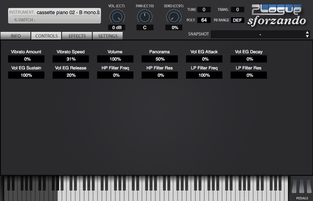 Buy Cassette Piano.02 SFZ | Expansion Packs | Plugin Boutique
