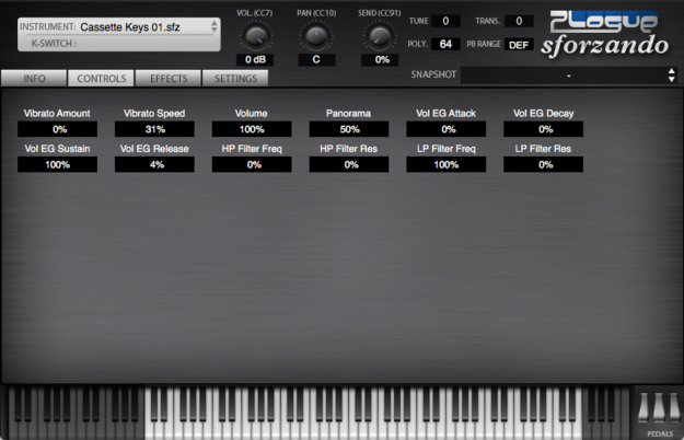 Cassette Keys.01 for SFZ Player | Plugin Boutique