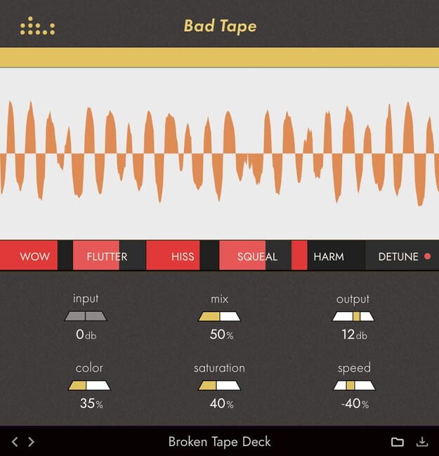 Bad Tape 1 free Saturation download | Plugin Boutique