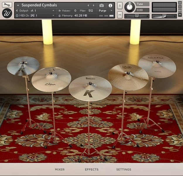 Buy Suspended Cymbals | Kontakt Instrument | Plugin Boutique