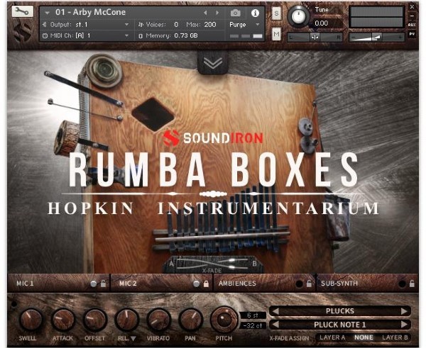 Hopkin Instrumentarium: Rumba Boxes | Plugin Boutique