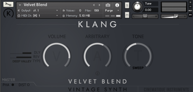 Buy VINTAGE SYNTH: Velvet Blend | Kontakt Instrument | Plugin Boutique