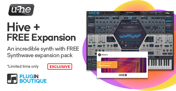 u-he Hive 2 + FREE Synthwave Expansion | Plugin Boutique