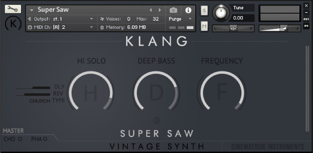 Buy VINTAGE SYNTH: Super Saw | Kontakt Instrument | Plugin Boutique