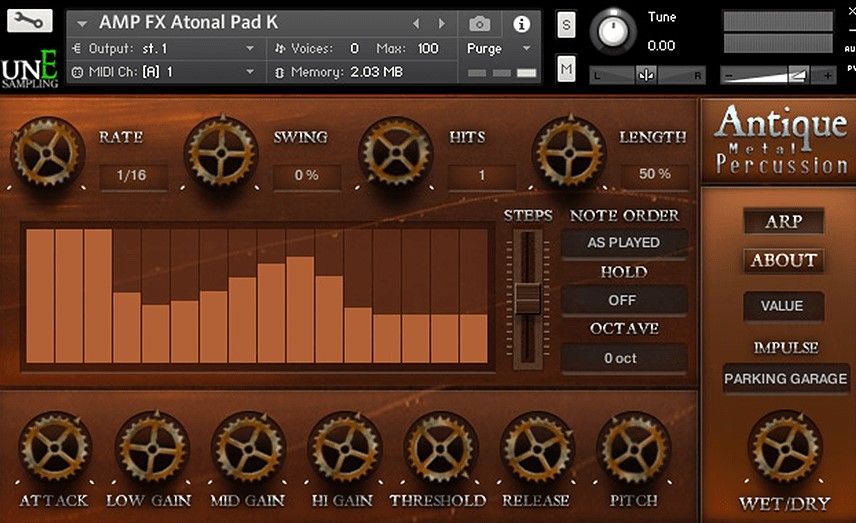 Antique Metal Percussion | Plugin Pusher