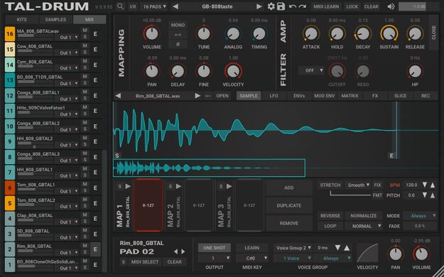 Buy TAL-Drum | Sampler | Plugin Boutique