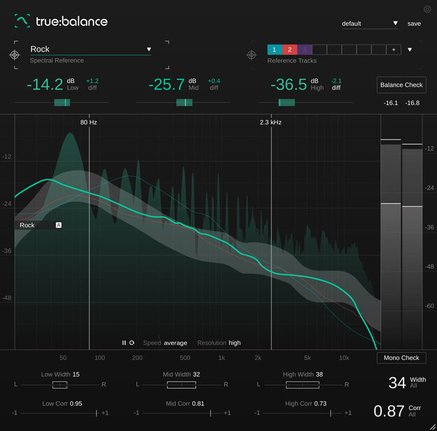 Buy true:balance | Spectral Analysis | Plugin Boutique