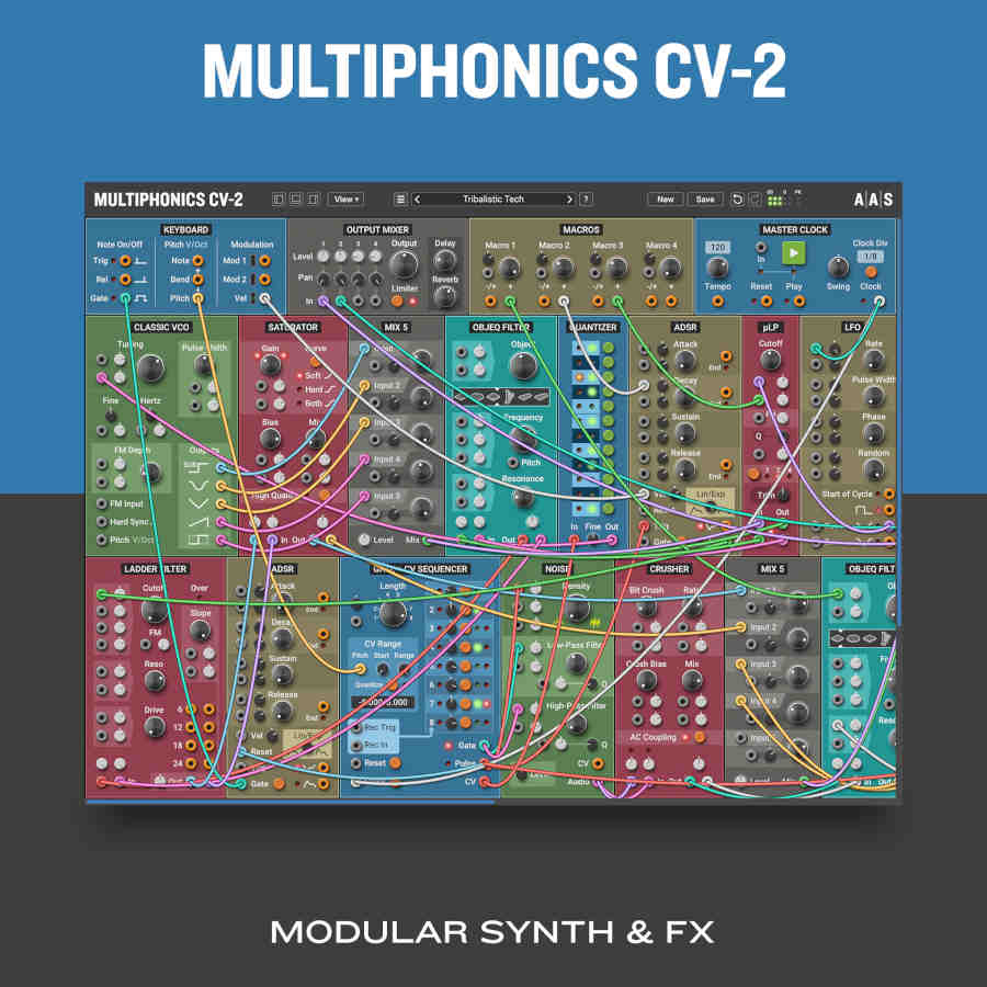 Multiphonics CV-2 de Applied Acoustics Systems y mas