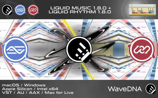 Liquid Music 1.8 + Liquid Rhythm 1.8 Bundle Upgrade from Liquid Rhythm 1.4.5 | Plugin Boutique