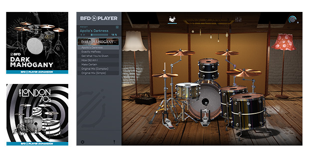 BFD Player + London 70s Expansion + Dark Mahogany Expansion | Plugin ...