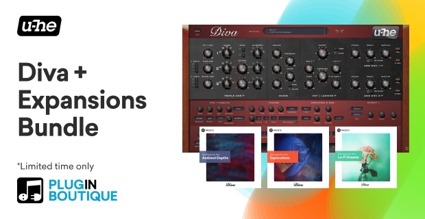 Buy u-he Diva + Expansions Bundle | Instrument Bundles | Plugin Boutique