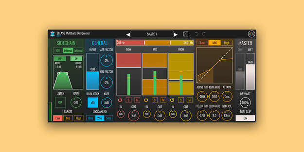 Buy BLEASS Multiband Compressor | Compressor | Plugin Boutique
