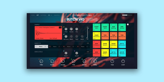Buy Butch Vig Drums | Kontakt Instrument | Plugin Boutique