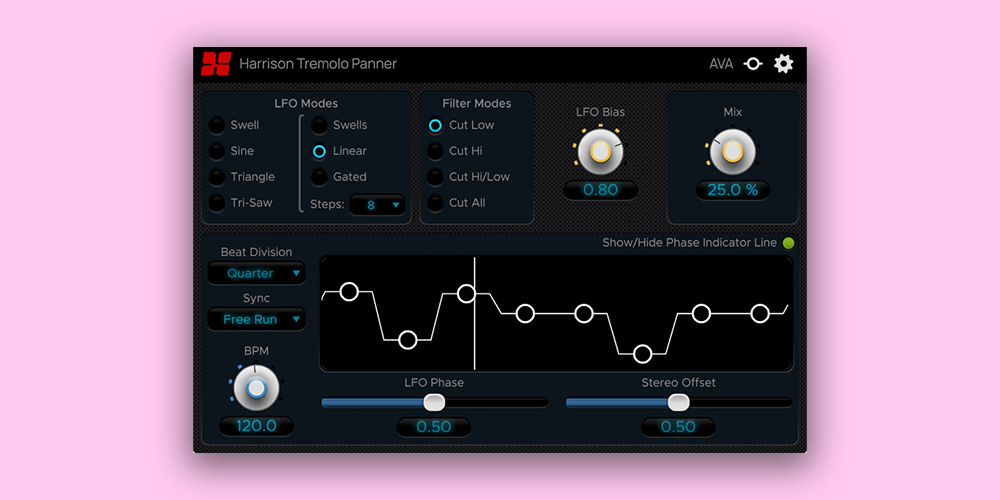 Ava Tremolo Panner Plugin Pusher