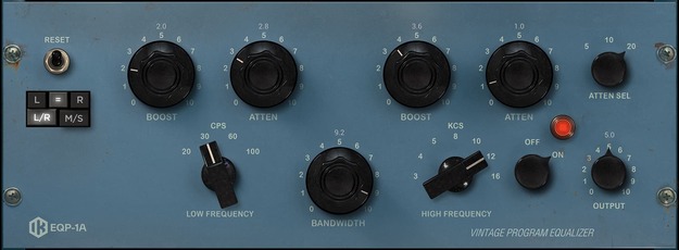 EQP-1A Vintage Tube Program Equalizer | Plugin Boutique