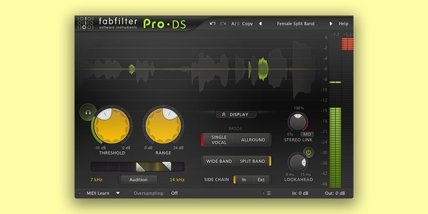 Buy FabFilter Pro-DS | De-Esser | Plugin Boutique