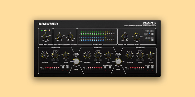 Drawmer 1976 Three Band Saturator | Plugin Boutique